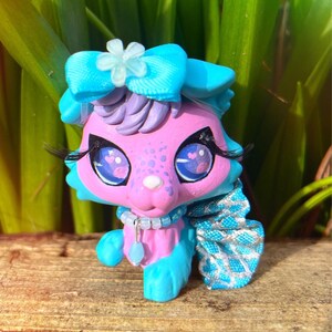 Littlest Pet Shop LPS 12 PC Clothes PURPLE Accessories Grab Bag Custom ...