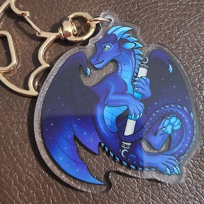 Qibli Wings of Fire Wof Double Sided Acrylic Charm - Etsy