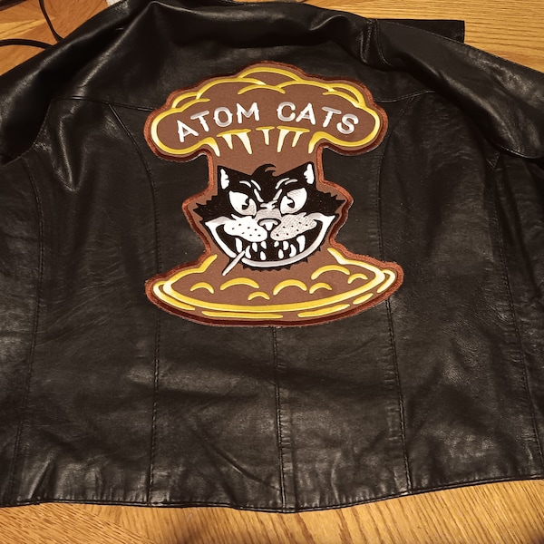 Atom Cats Patch Large Embroidered Fallout - Etsy