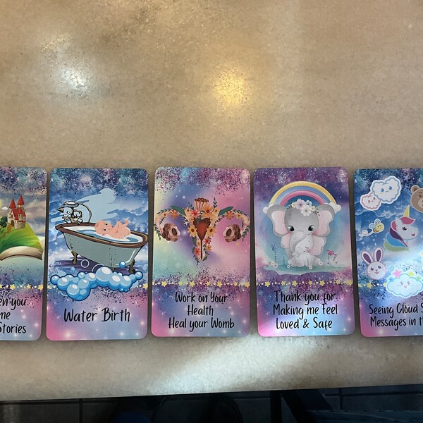 Purple Divine Love Oracle 100 Cards - Etsy