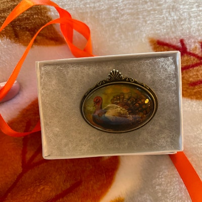 Mourning Brooch, Memento Mori Pin, Victorian / Edwardian Inspired ...