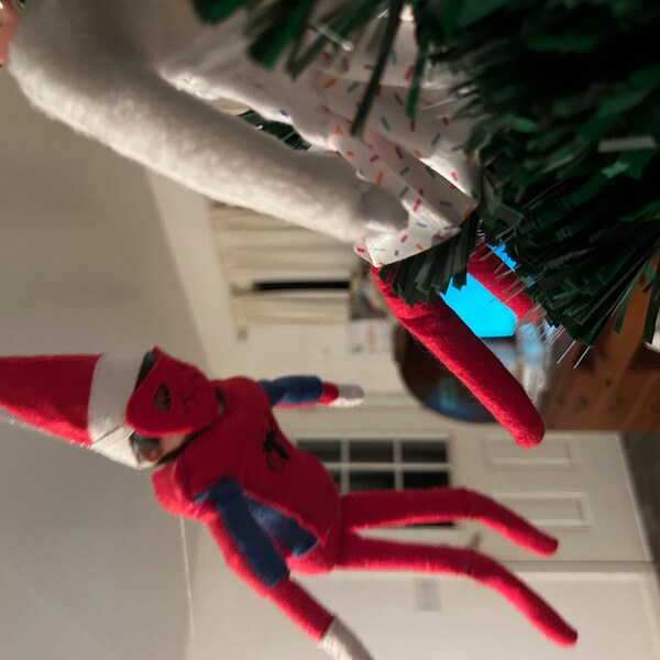 Spider Elf Shirt and Mask, Spider Elf Sweater - Etsy