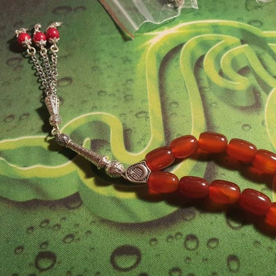 5 Pcs for Making Prayer Triangular Four Holes Tibet Silver Islamic ...