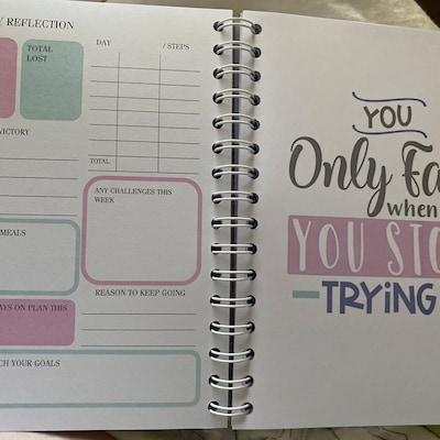 Printable Optavia 5-1 Food Diary / Weight Loss Journal / Digital ...