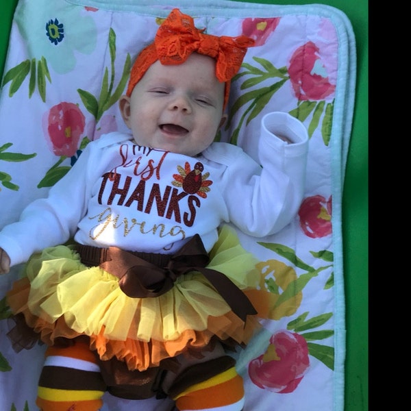 Baby First Thanksgiving Outfit, My 1st Thanksgiving Outfit ...