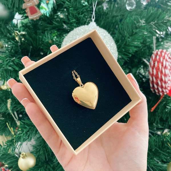Personalized Heart Locket Necklace With Photo,custom Engraved Heart ...