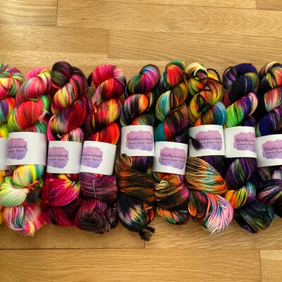 Hand Dyed Yarn Dk Weight Yarn Dk Yarn 100% Superwash Merino Merino Wool ...