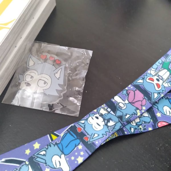 LEGOSHI LANYARD With Pin Beastars - Etsy