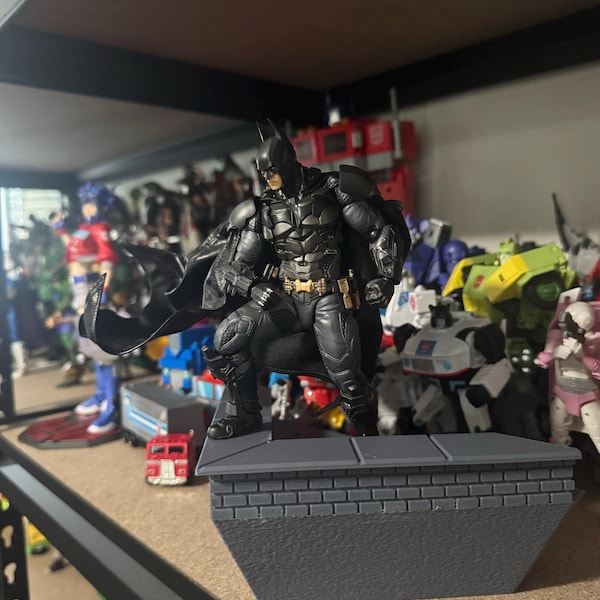 Rooftop Cross Diorama for 1/12 Action Figures W/ Extra Posing Locations ...