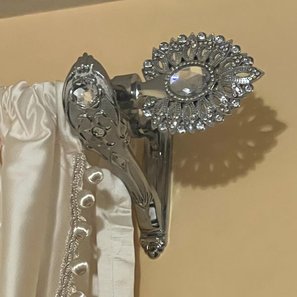 Gold Double Twist Rod Luxury Twisted Rod Heavy Duty Handmade Crystal ...