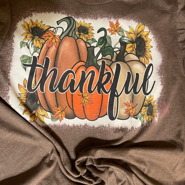 Thankful Pumpkin Png, Fall Sublimation Designs Downloads, Thanksgiving ...