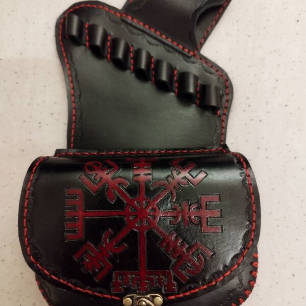 Real Leather Side Quiver With Phoenix Motif / Archer Equipment ...