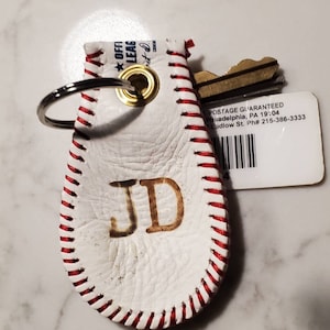 Personalized Hand Made Baseball Key Chain - Etsy