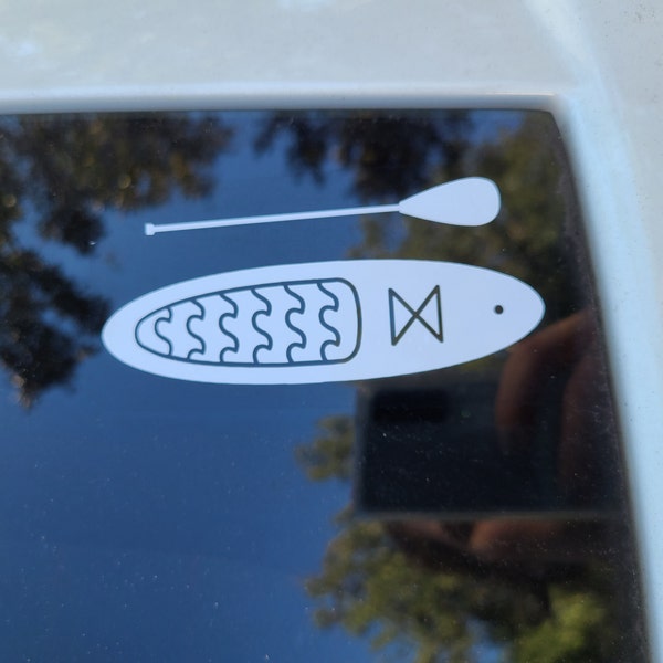 Paddle Board Decal | Paddle Board Sticker | SUP Decal | Car Decals ...
