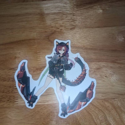 Honkai Star Rail Chibi Herta Waterproof Sticker Premium Gaming Vinyl ...