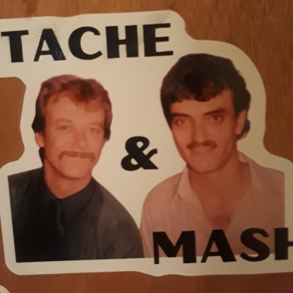 Tony Rice and Wyatt Rice Bluegrass Guitar Mustache and Mash Kiss-cut ...