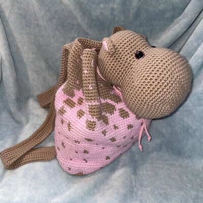 Crochet Pattern for Leaves Backpack. Practice Tapestry Crochet - Etsy