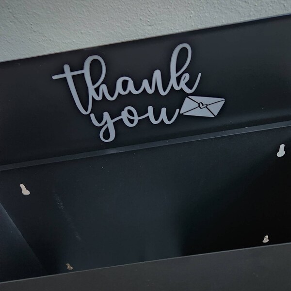 Thank You Decal, Thank You Sticker, Thank You Mail Box Decal Sticker ...