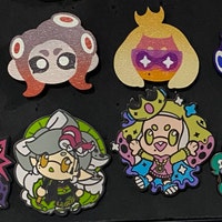 Splatoon 3 Squid Sisters Agent 3 Deep Cut STAY FRESH Glitter Epoxy ...