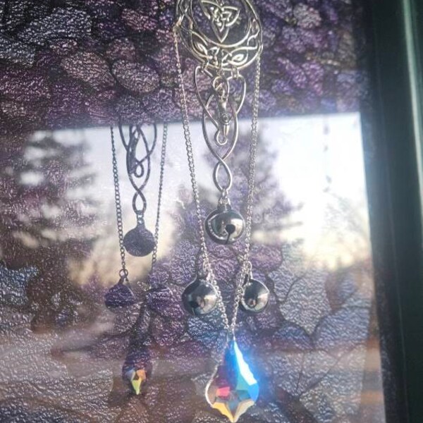 Celtic Elven Triquetra Head-chain With Topaz and Moonstone ...