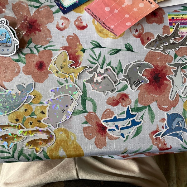 Narwhal Sticker Set, Cute Narwhal, Cute Stickers, Kawaii Stickers ...