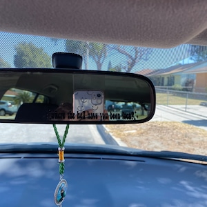 Just Keep Driving Car Mirror Decal Car Mirror Sticker Rear - Etsy