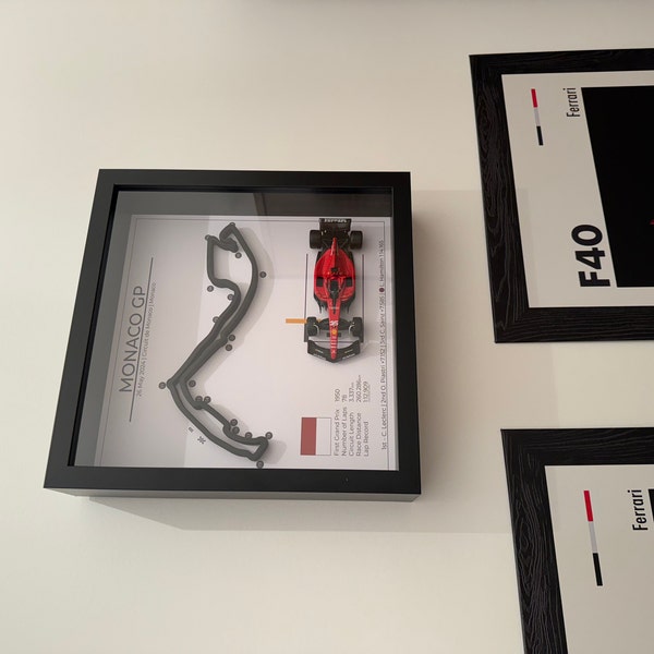 MONACO 2023 GP F1 Frame With the Winning Car | F1 Track Wall Art | F1 ...