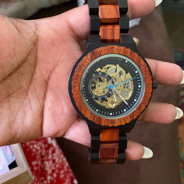 Engraved Watch, Wooden Watch for Men | Personalized Gift for Him, 21st ...