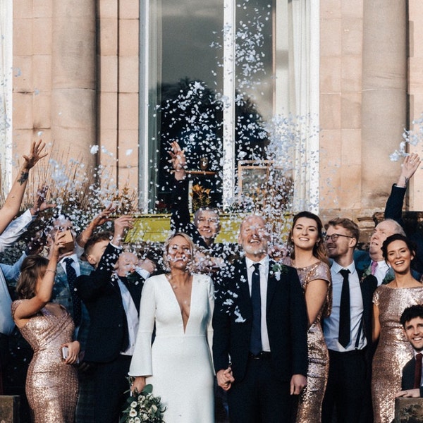 Crisp White Biodegradable Confetti - Party Confetti Perfect for Classic ...