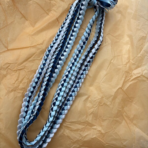 Large Two Tone Ruffle Ribbon Lei - Etsy