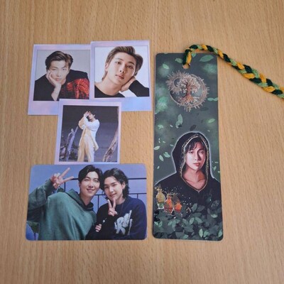 BTS Bookmarks RM Jin Suga J-hope Jimin Taehyung Jungkook - Etsy