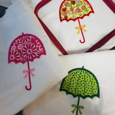 Umbrella Appliques Machine Embroidery Designs Applique Patterns 2 ...