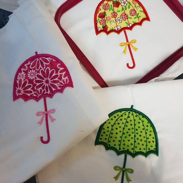 Umbrella Appliques Machine Embroidery Designs Applique Patterns 2 ...