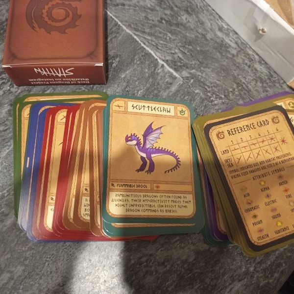 HTTYD Deck of Dragons (how to Train Your Dragon Cards) - Etsy