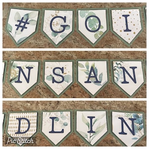 Retro Pastel Bulletin Board Letters Varsity Patch Letters - Etsy