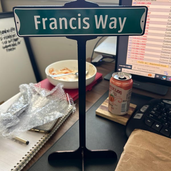 Custom Wedding Table Street Sign: Personalized Reception Decor - Etsy