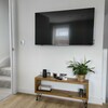 Waney Edge Wooden Coat Rack, Live Edge Wooden Coat Rack, Wooden Coat ...