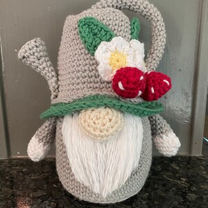 Crochet Pattern Watering Can Gnome Garden Gnome PDF Tutorial - Etsy