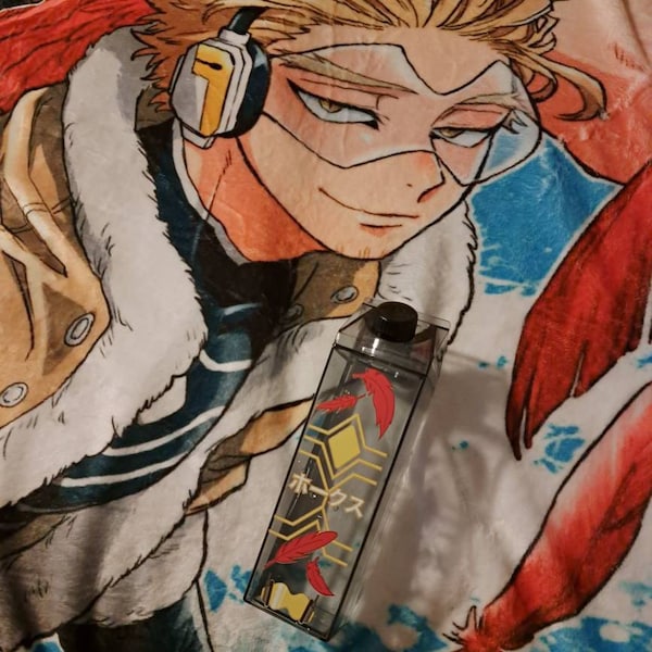 Hero Hawk Anime Milk Carton Water Bottle, Kawaii Water Bottle, 16.9 Oz ...
