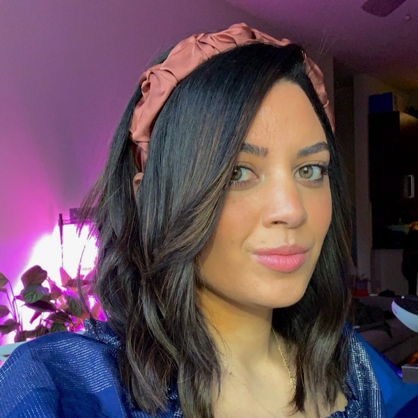 Satin Twisted Wave Headband Stylish Regular Width Hairband for Women - Etsy
