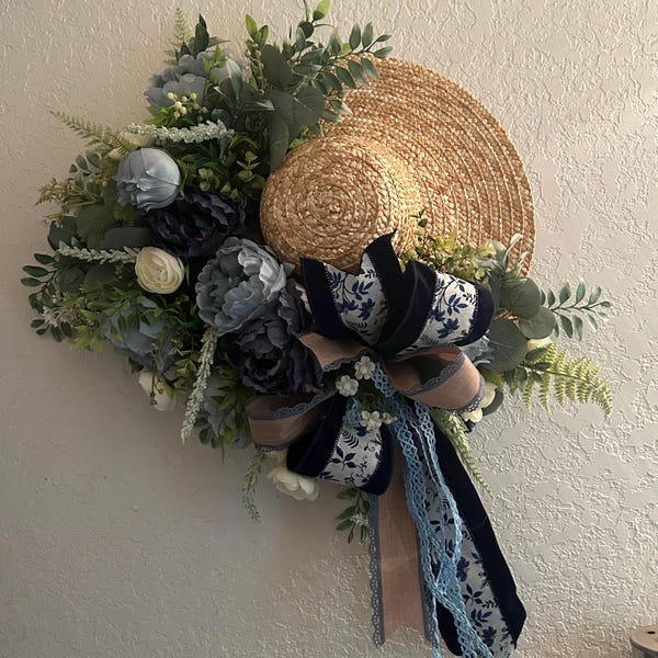 Boho Lasso Rope Wreath, Lariat Rope Minimalist Style Home Accent ...