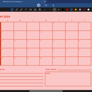 2024 Digital Planner Goodnotes, Notability, iPad Monthly, Weekly, Daily ...