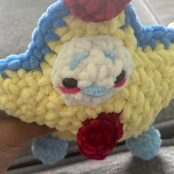 Clown Amigurumi Handmade Plush Handcrafted Clowncore/kidcore Plushy ...