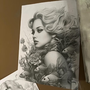 50 Enchanted Underwater Coloring Book, Printable Under the Sea Coloring ...