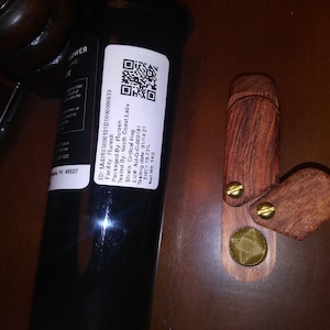 Wooden Smoking Pipes W/ Double Lids. Unique Design. Portable, Durable ...