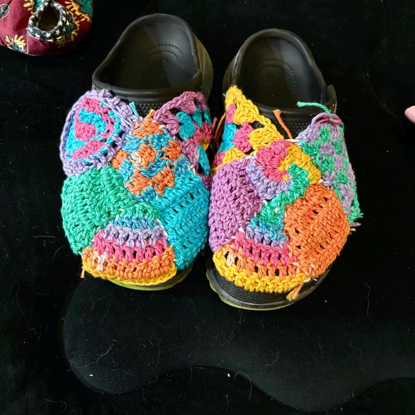 Crochet Flower Puff Croc Strap Pattern, Shoe Pattern, Instant PDF ...