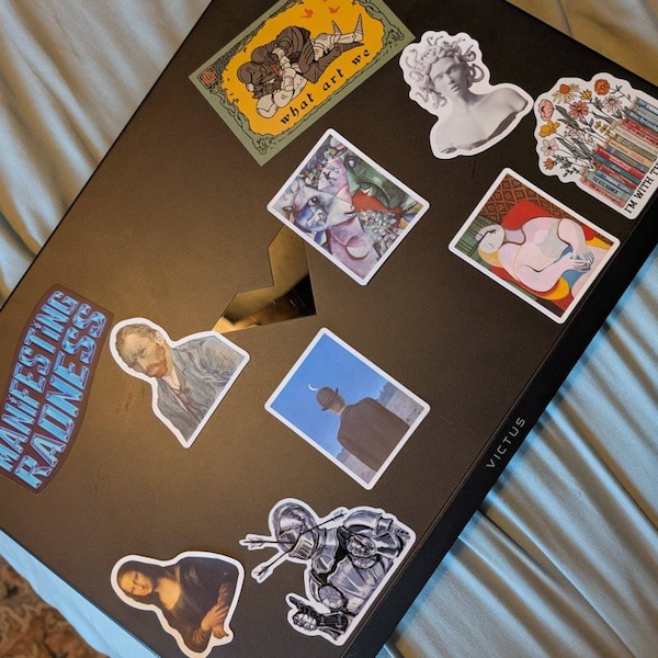 Vintage Glass Mandala Stickers , Well-being Stickers, Vintage Art ...