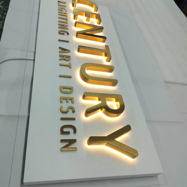 Custom Metal Sign | 3D Logo Sign | LED Backlit Sign | Storefront Sign ...