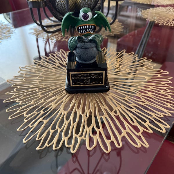 Funny Trophy Golden Egg Trophy of EGGCELLENCE Gag Gift Achievement ...