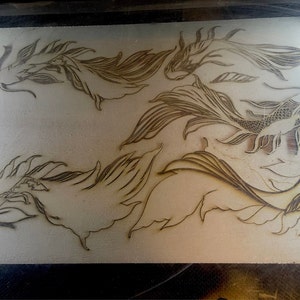 Multilayer Koi Fish Laser Cut Asia Koi Layered SVG Koi Paper Cut Fish ...